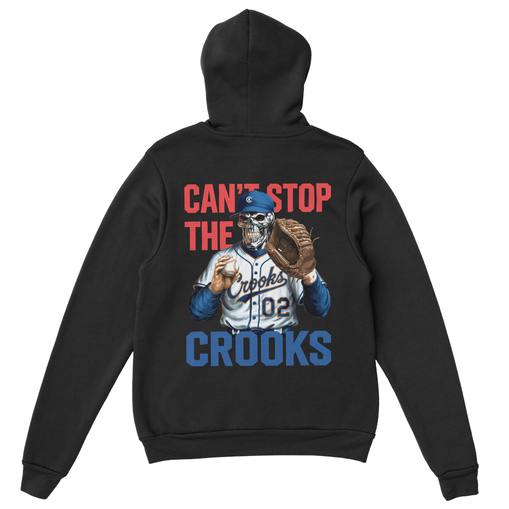 Can't Stop The Crooks Baseball Hoodie | Crooks & Castles