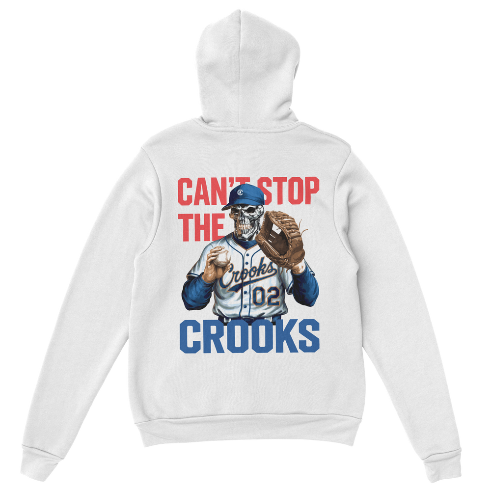 Can't Stop The Crooks Baseball Hoodie | Crooks & Castles