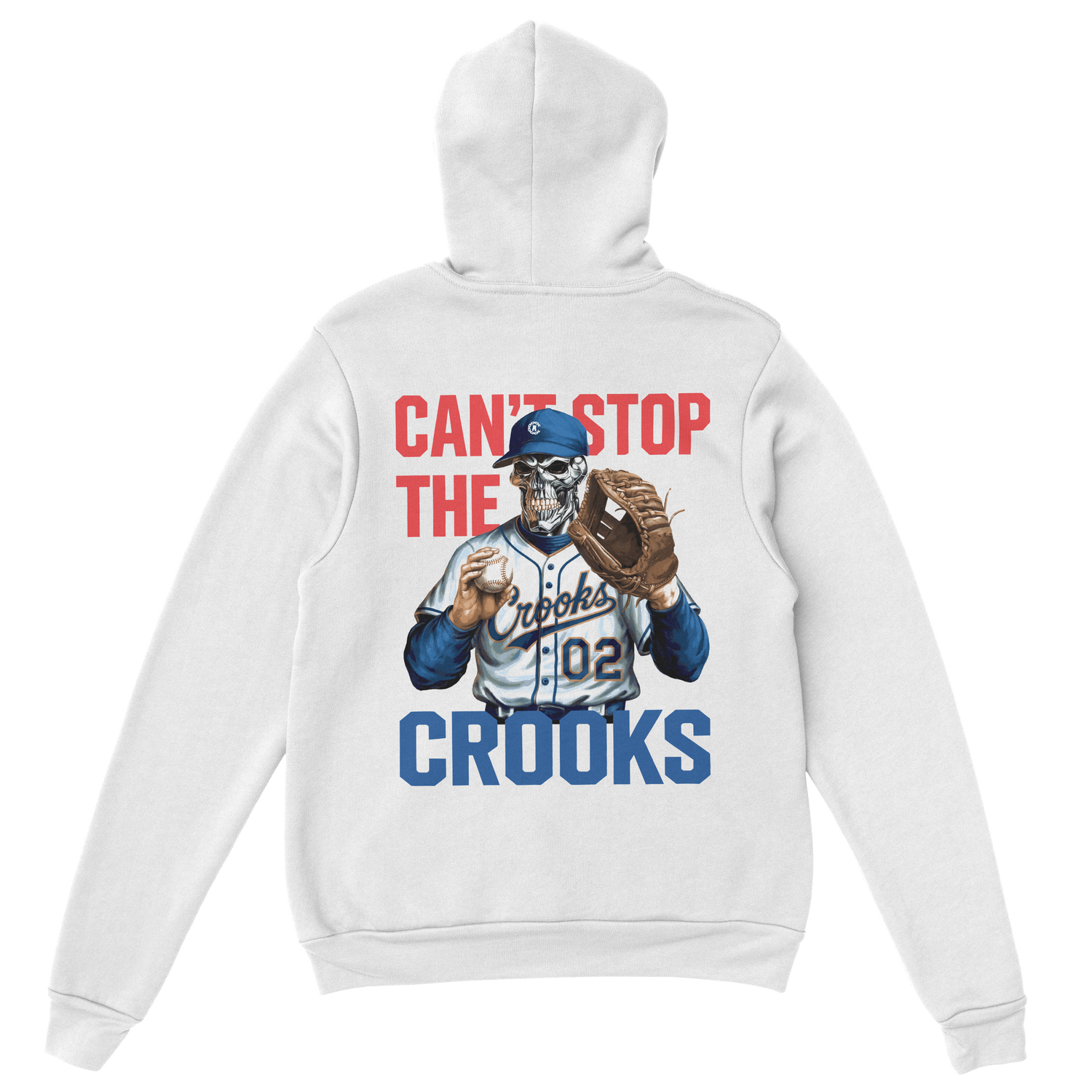 Can't Stop The Crooks Baseball Hoodie | Crooks & Castles